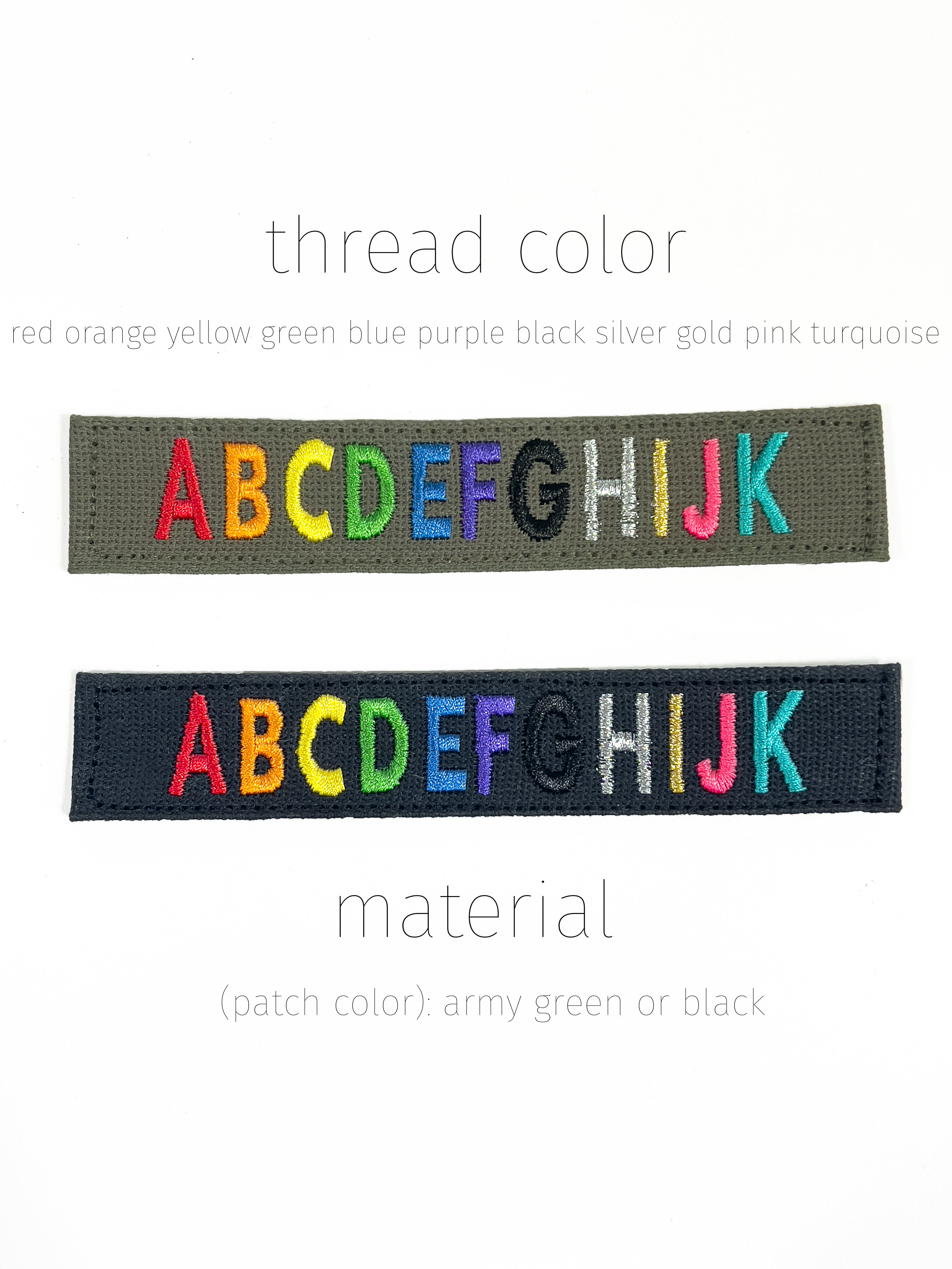 Custom "YOUR NAME" embroidered PATCH only PUT YOUR NAME ON IT ...